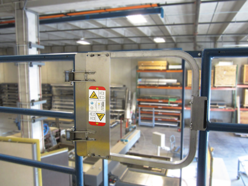 EdgeHalt® Aluminum Ladder Safety Gate | PS Safety Access®